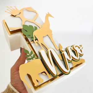 Wild One Party Decorations, Customized Numbers, Jungle 1st Birthday ...