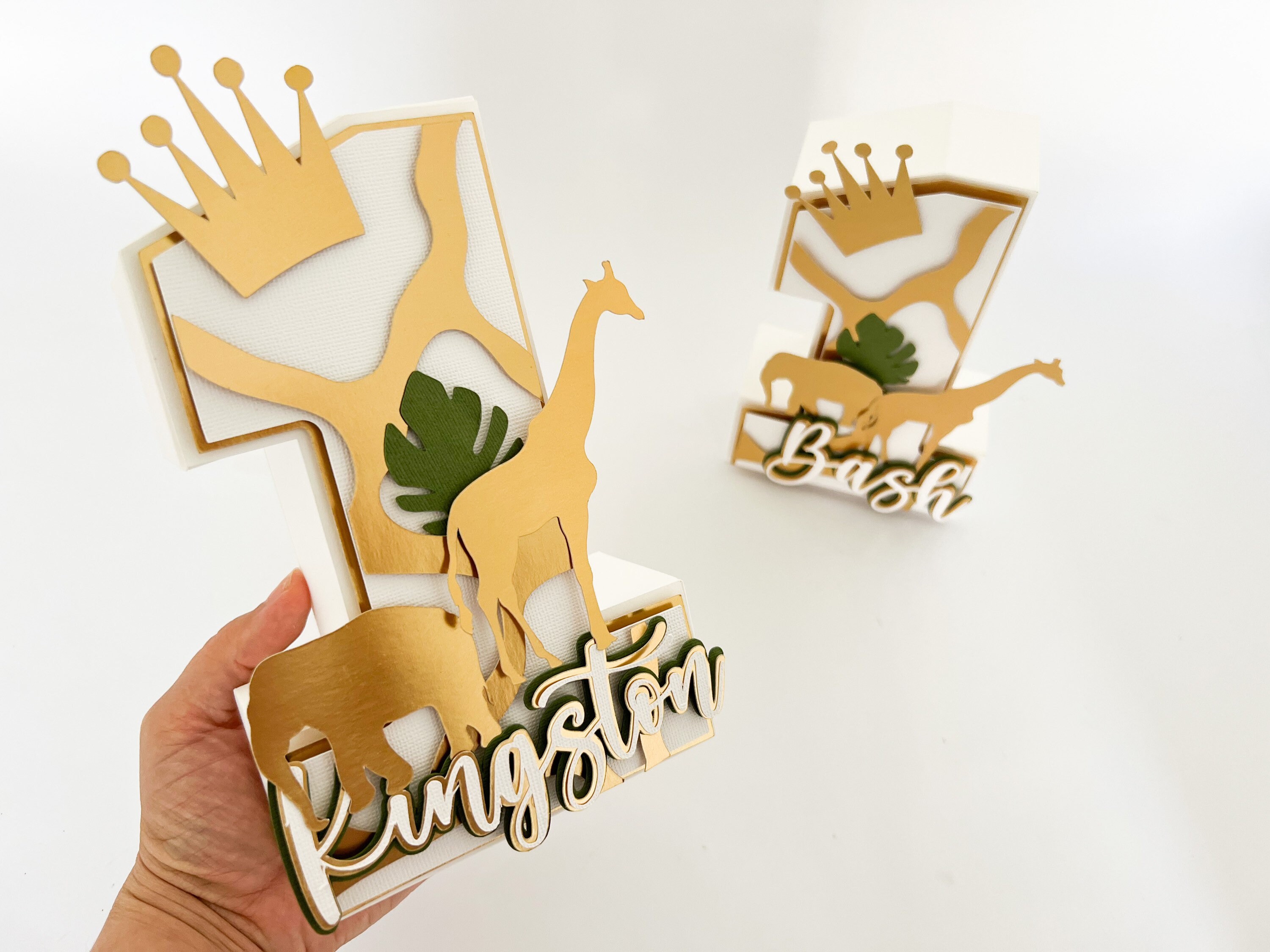 Wild One Party Decorations Customized Numbers Jungle 1st | Etsy