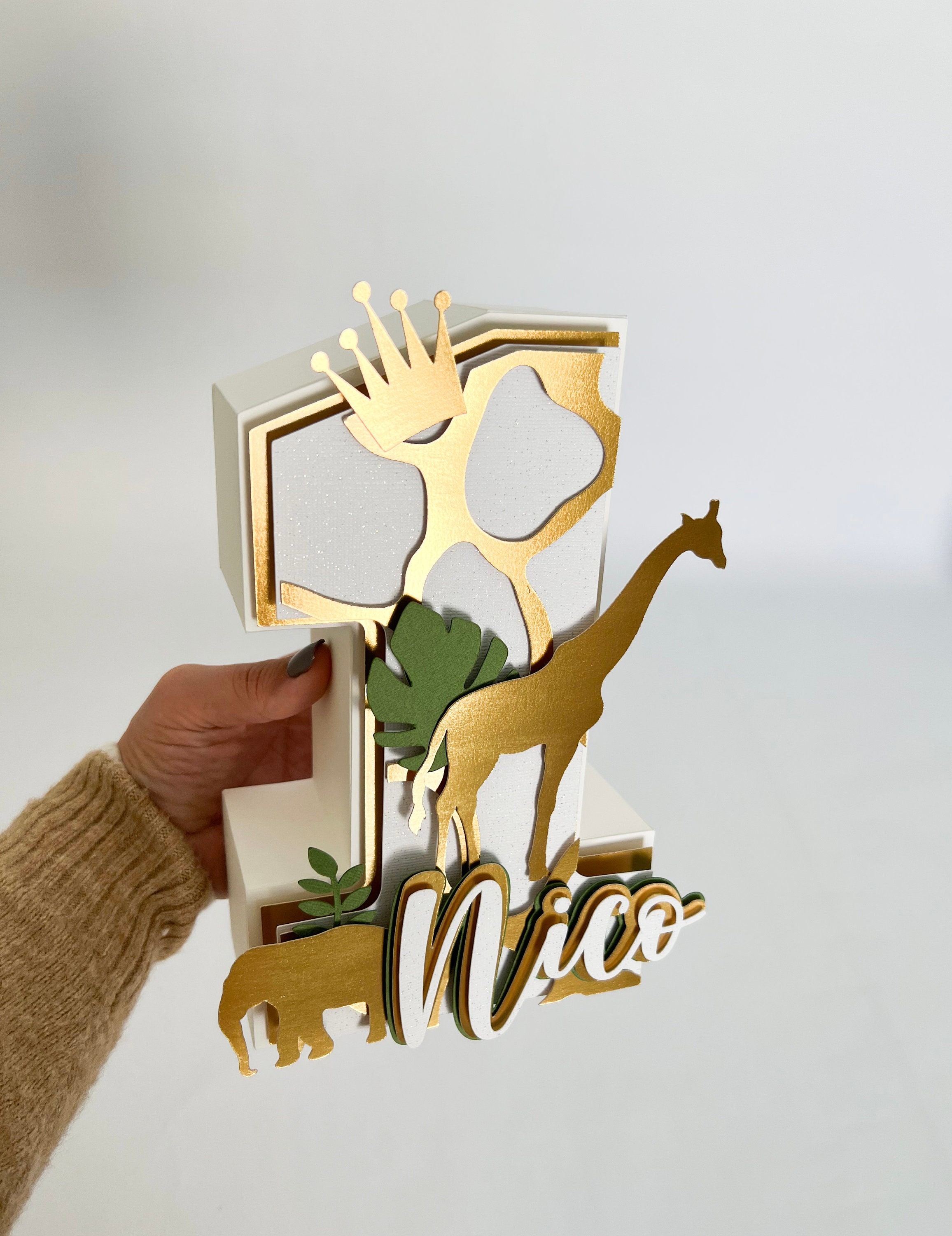 Wild One Party Decorations Customized Numbers Jungle 1st | Etsy