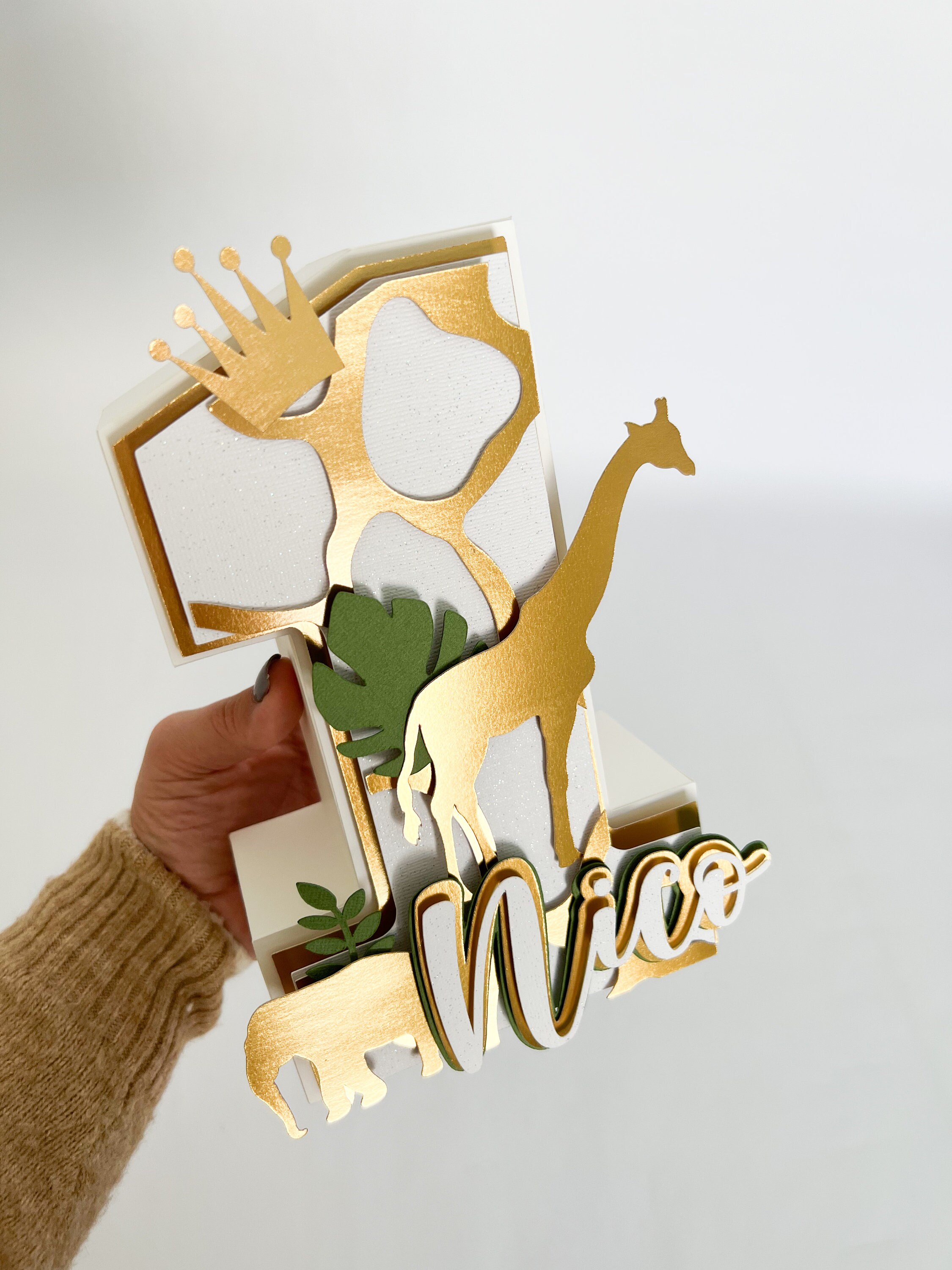 Wild One Party Decorations Customized Numbers Jungle 1st | Etsy