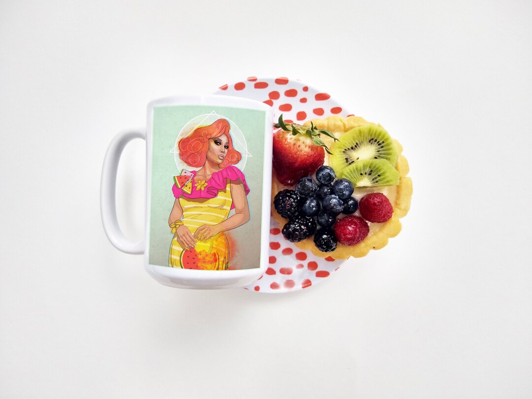 Jujubee Coffee Mug Pop Art Rupaul's Drag Race Lgbtq - Etsy