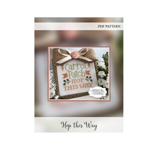 Hop This Way .PDF Cross Stitch Pattern by Cherry Hill Stitchery - Etsy