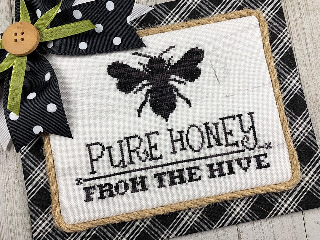 Cross Stitch Pattern Bee | PDF | Cherry Hill Stitchery | Pure Honey ...