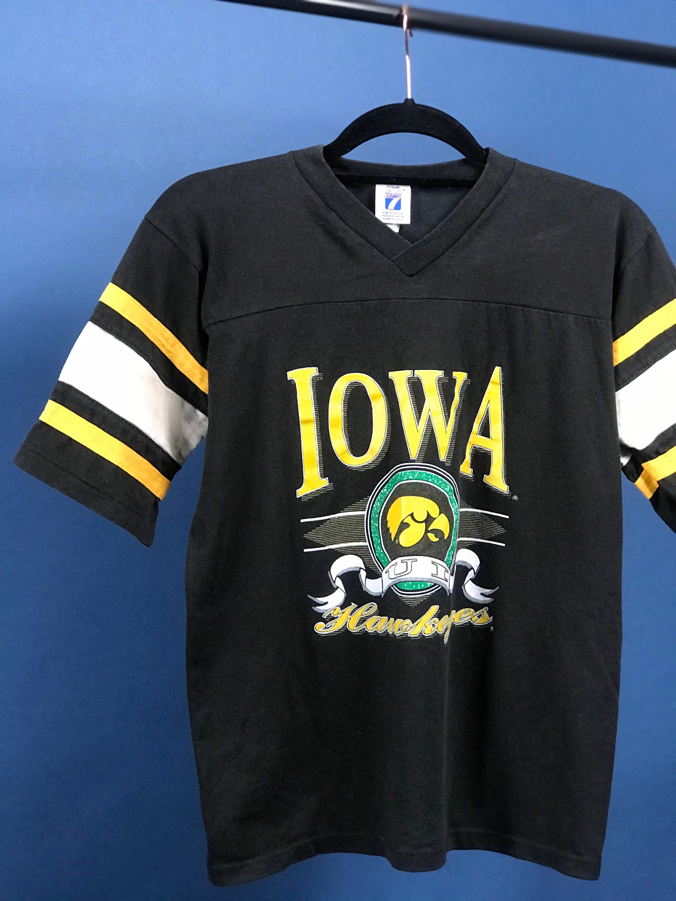 Vintage 1970s LOGO IOWA Hawkeyes Sports Tee - Etsy España