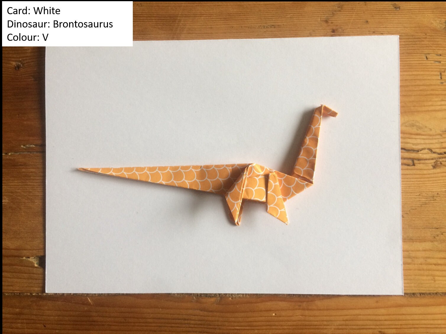 Dinosaur Origami Card (brontosaurus, Stegosaurus, Trex) | Birthday Card ...