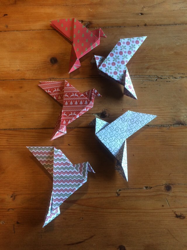 Dove Origami Card Get Well Soon Card Condolence Card Birthday Card ...