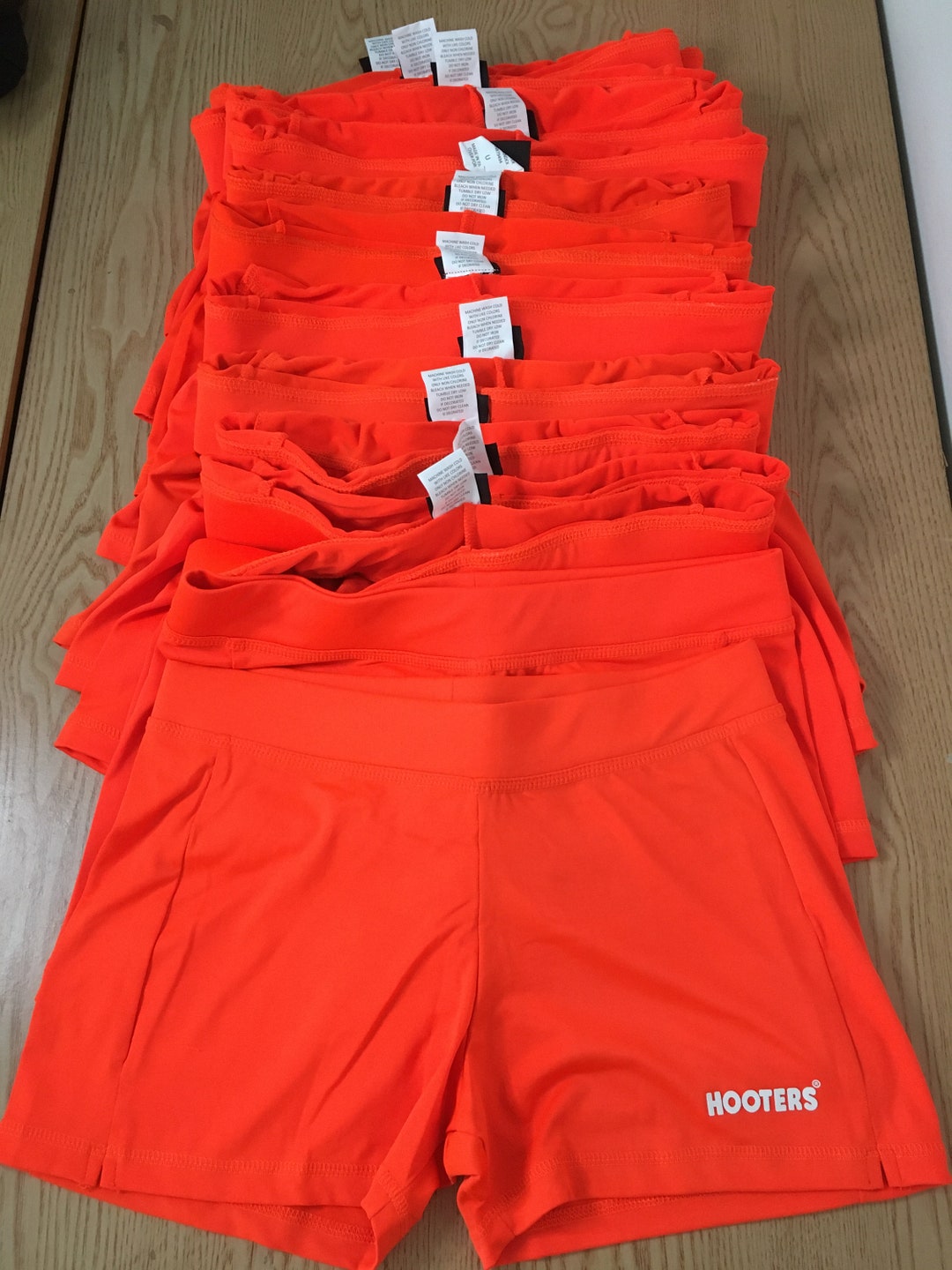 B10 New Hooters Girl Uniform Shorts With Crooked Tags Size - Etsy UK