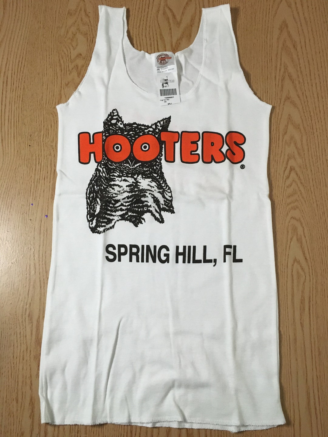 New Hooters Girl Rare Vintage Uniform Tank From Spring Hill Florida ...