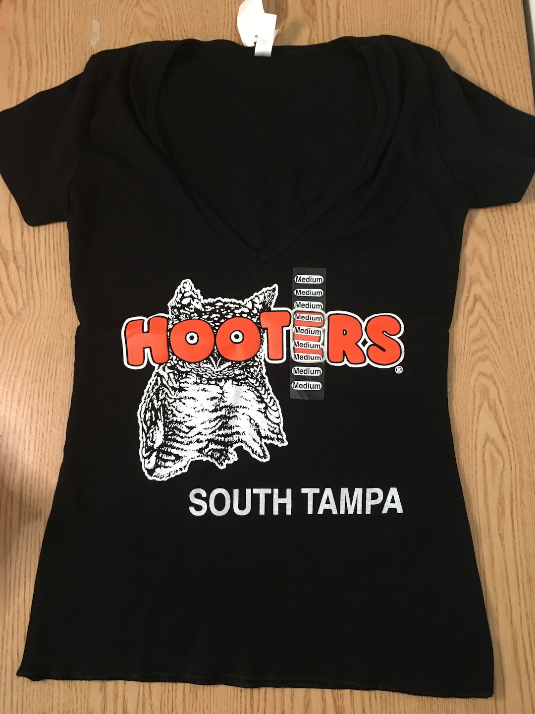 New Hooters Girl Rare Uniform V-neck Short Sleeve Tee From - Etsy