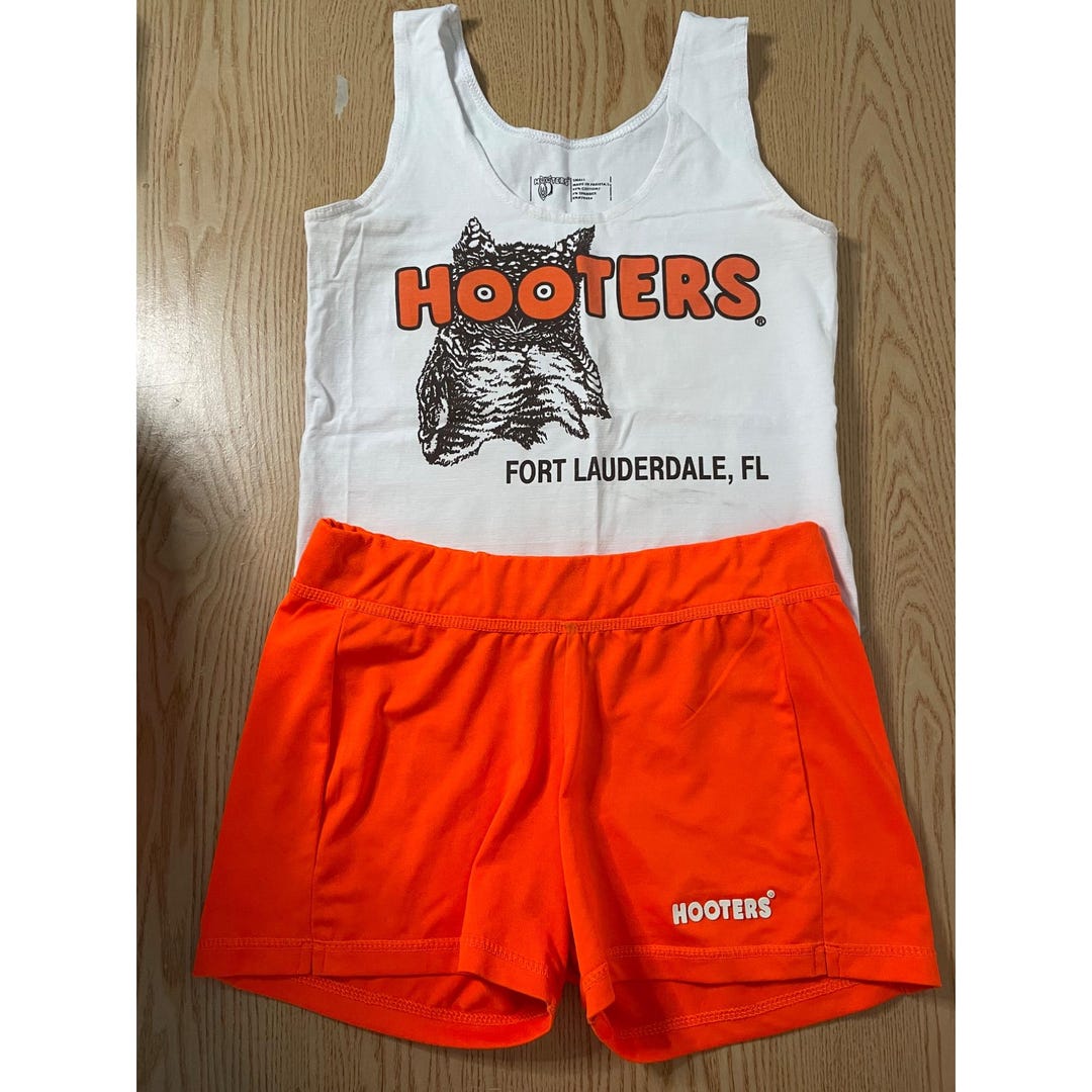 B24 Hooters Girl Worn Uniform Tank and Shorts From Ft Lauderdale ...