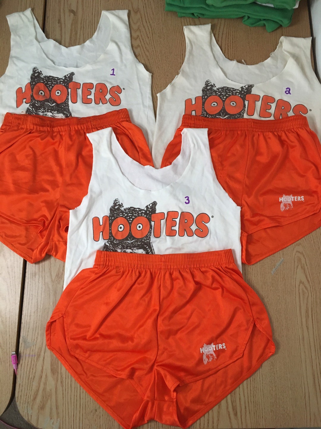 Box 35 25 Hooters Girl Worn Vintage Original Super Sexy Uniform Tank ...