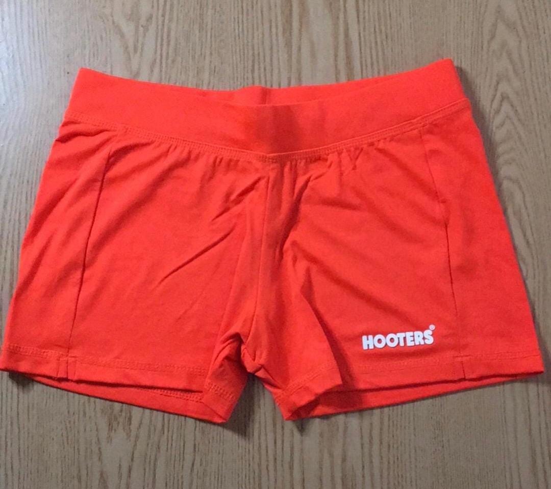 New Womens Hooters Girls Uniform Shorts With a Small Flaw Size Small 3 ...
