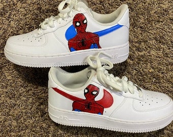 Custom Air Force 1 Spider Man - Etsy
