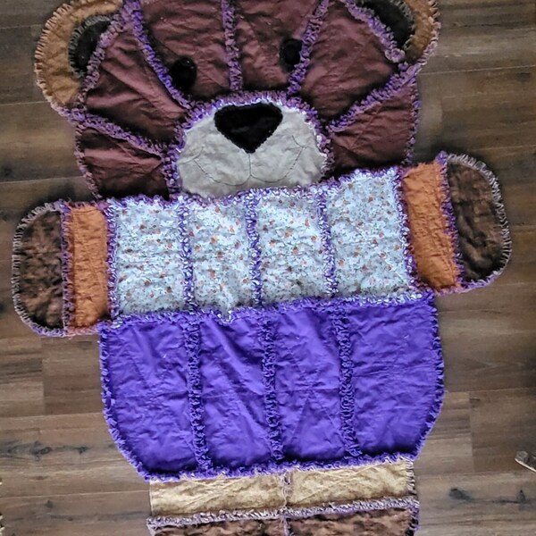 Bear Rag Quilt - Etsy