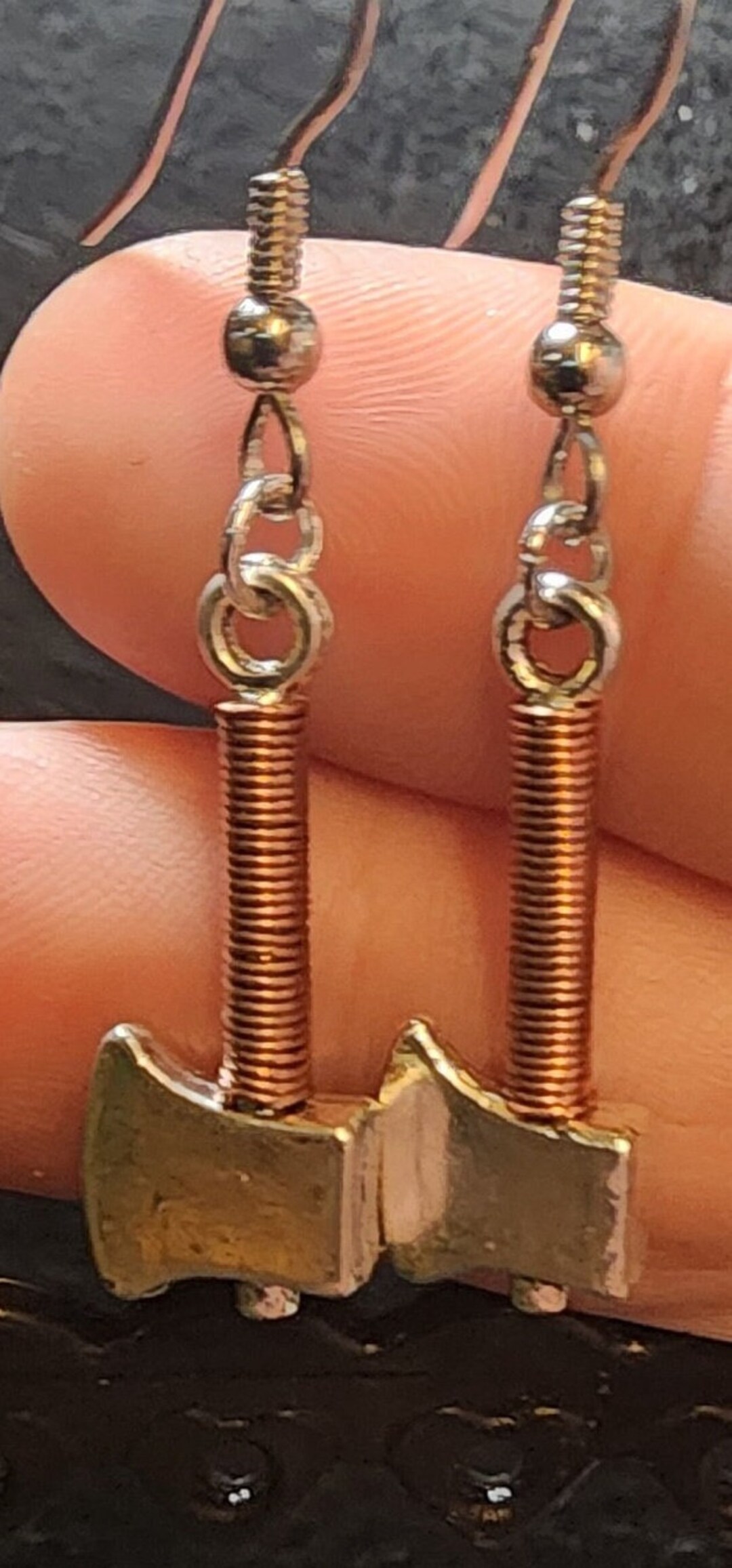 Dangle Copper Battle Axe - Etsy