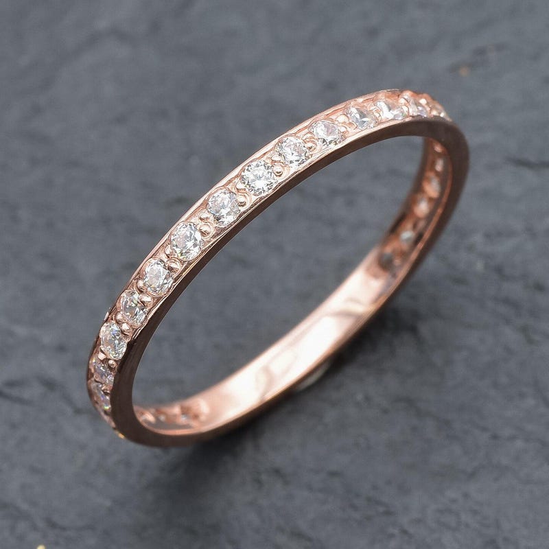 Rose Gold Band - Etsy