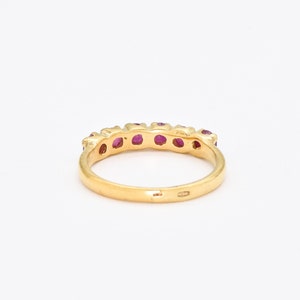 Gold Ruby Ring, Natural Ruby Ring, July Birthstone, Stackable Ring, Ruby Vintage Ring, Gold ...