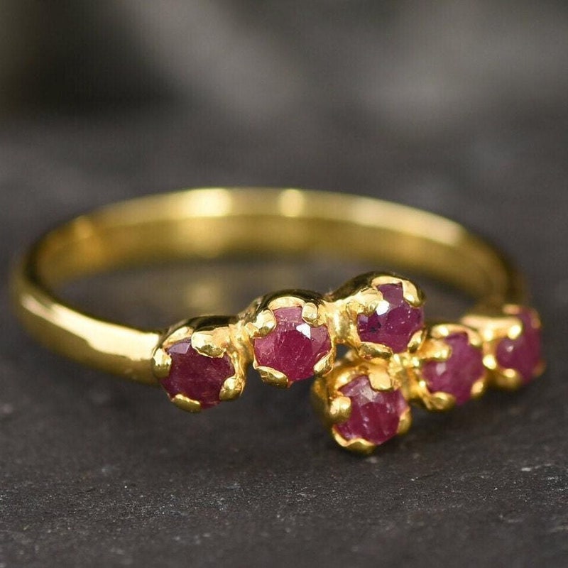 18k Gold Ring - Etsy