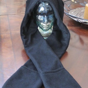 Umbreon Pokemon Yellow Black Fleece Ear Scarf Hoodie or Scarf Hoodie ...