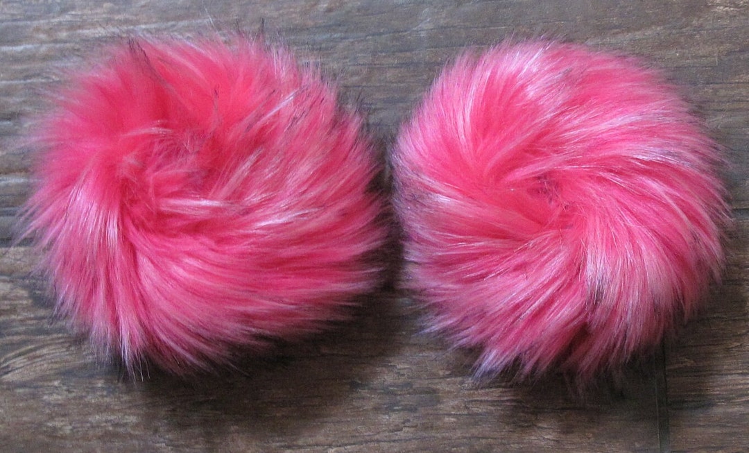 Cosplay Luxury Long Pile Faux Fur Wrist Cuffs, Bracelets, Costume ...