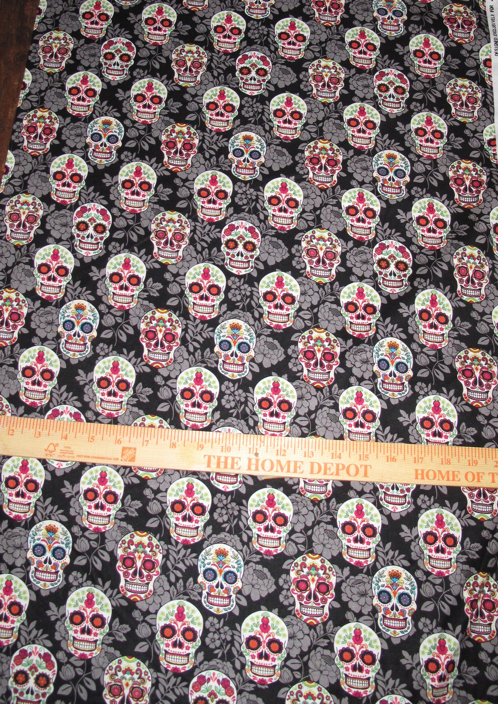 Skulls and Bones Animal Skulls 100% Cotton Fabric Sold by - Etsy