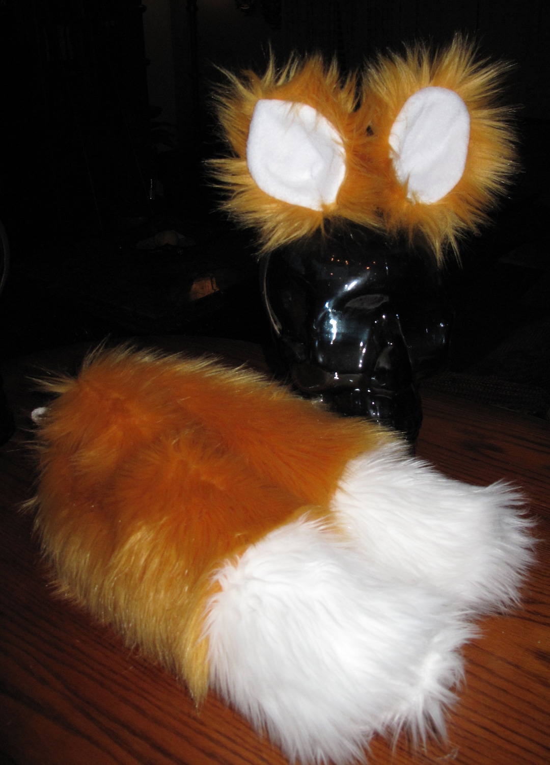 Handmade Miles Tails Prower Dark Gold Costume Ears and 10",15" or 30 ...