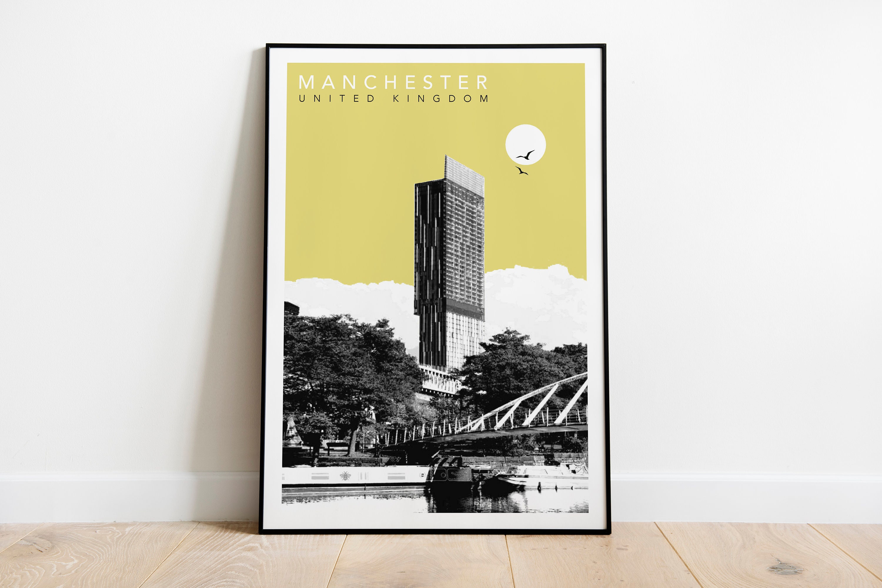 Manchester Travel Poster - Etsy UK