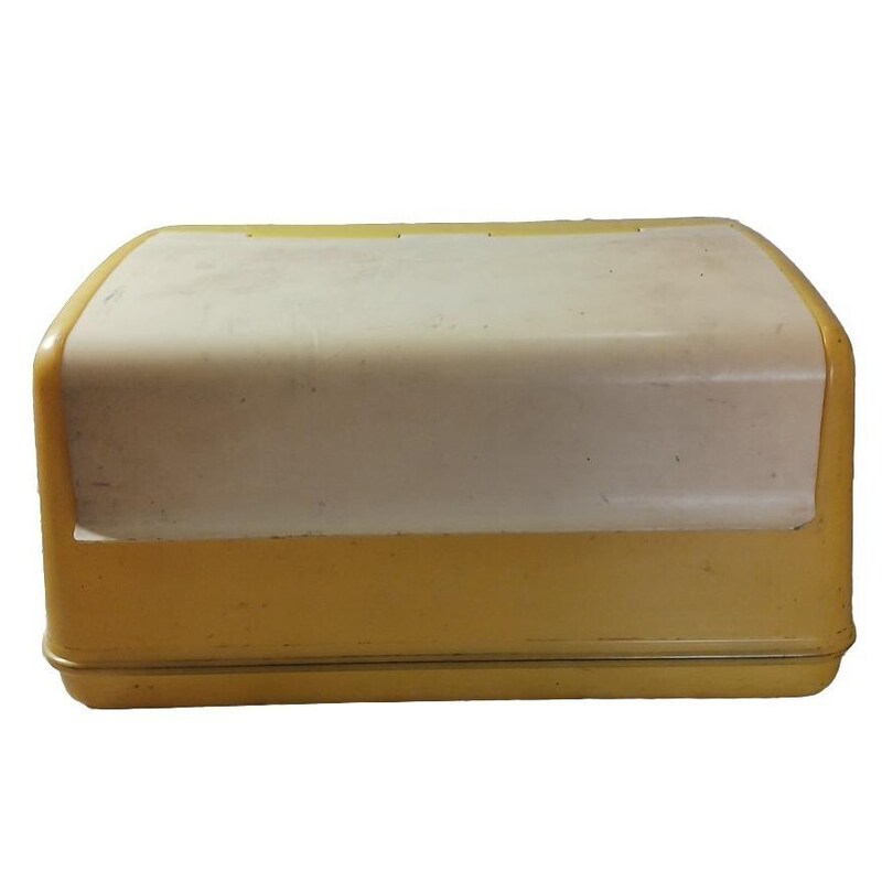 Yellow Bread Box - Etsy