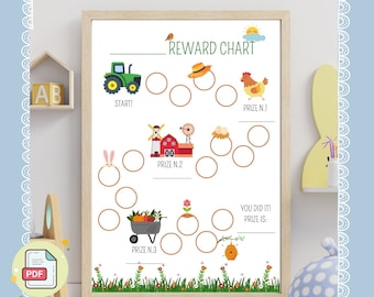 Printable Farm Chart - Etsy
