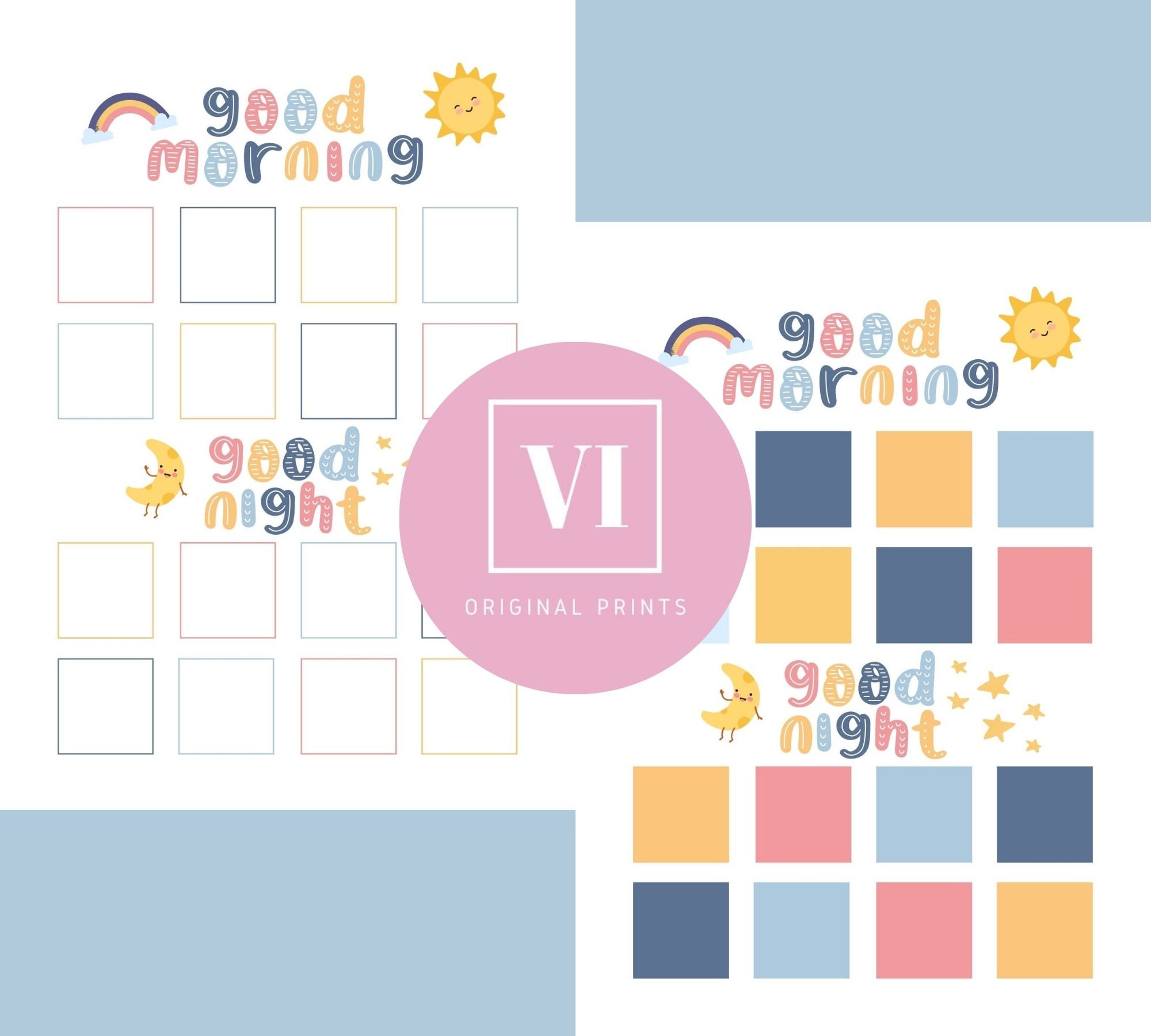 KIDS ROUTINE, Toddler Daily Routine Chart, Morning and Evening ...