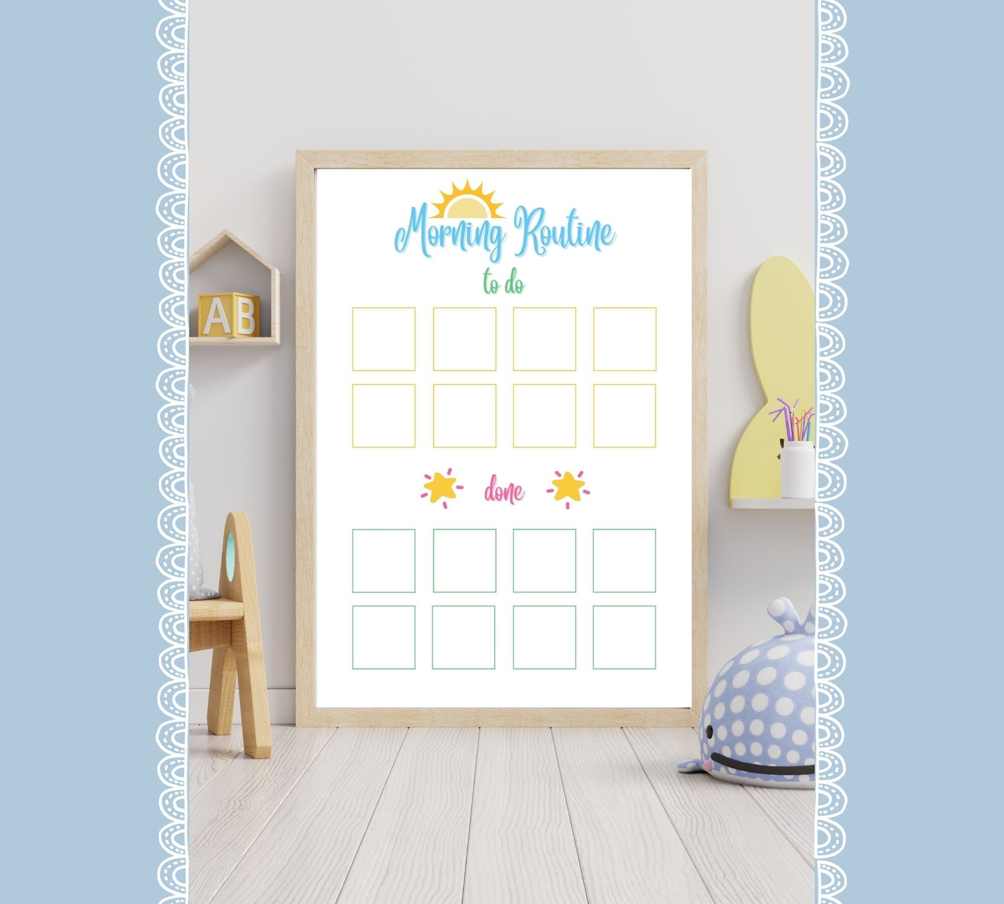 TODDLER ROUTINE, Kids Routine Chart, Visual Schedule, Morning Afternoon ...