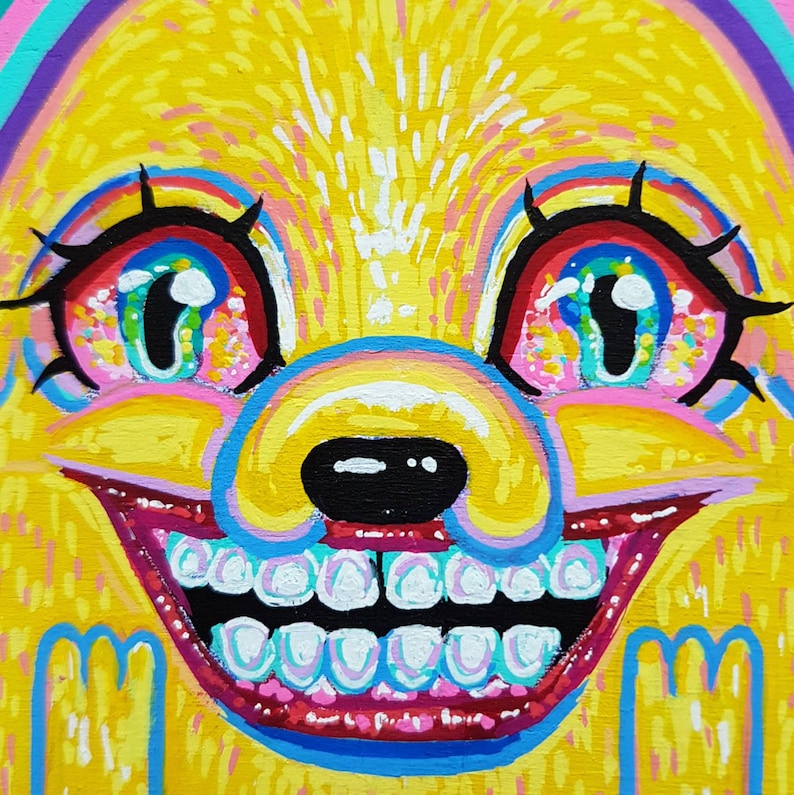 Adventure Time Inspired Psychedelic Funky Original Jake - Etsy