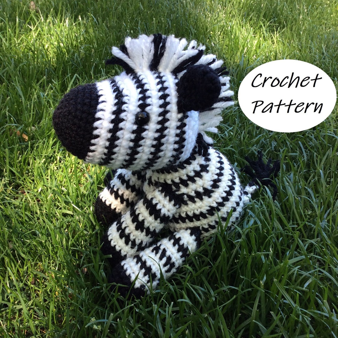 Zebra Crochet Pattern - Etsy