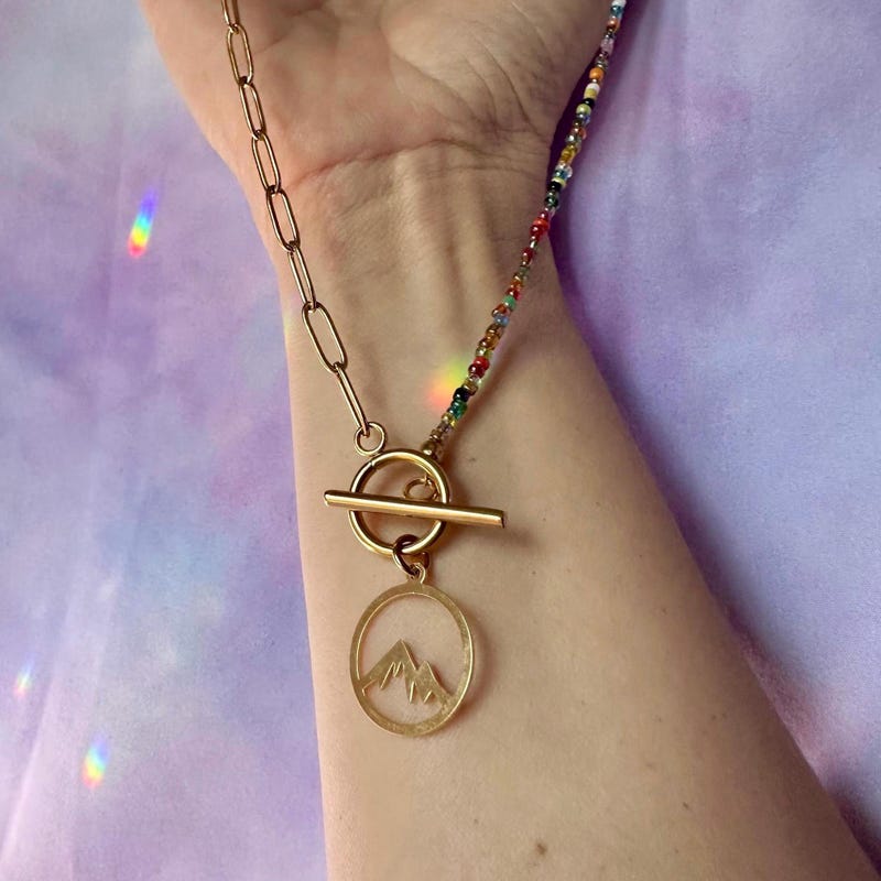 Paperclip Clasp Necklaces - Etsy