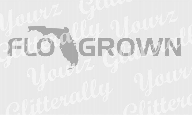 Flo Grown Vinyl Decal for Car or Laptop or More Car Decal - Etsy