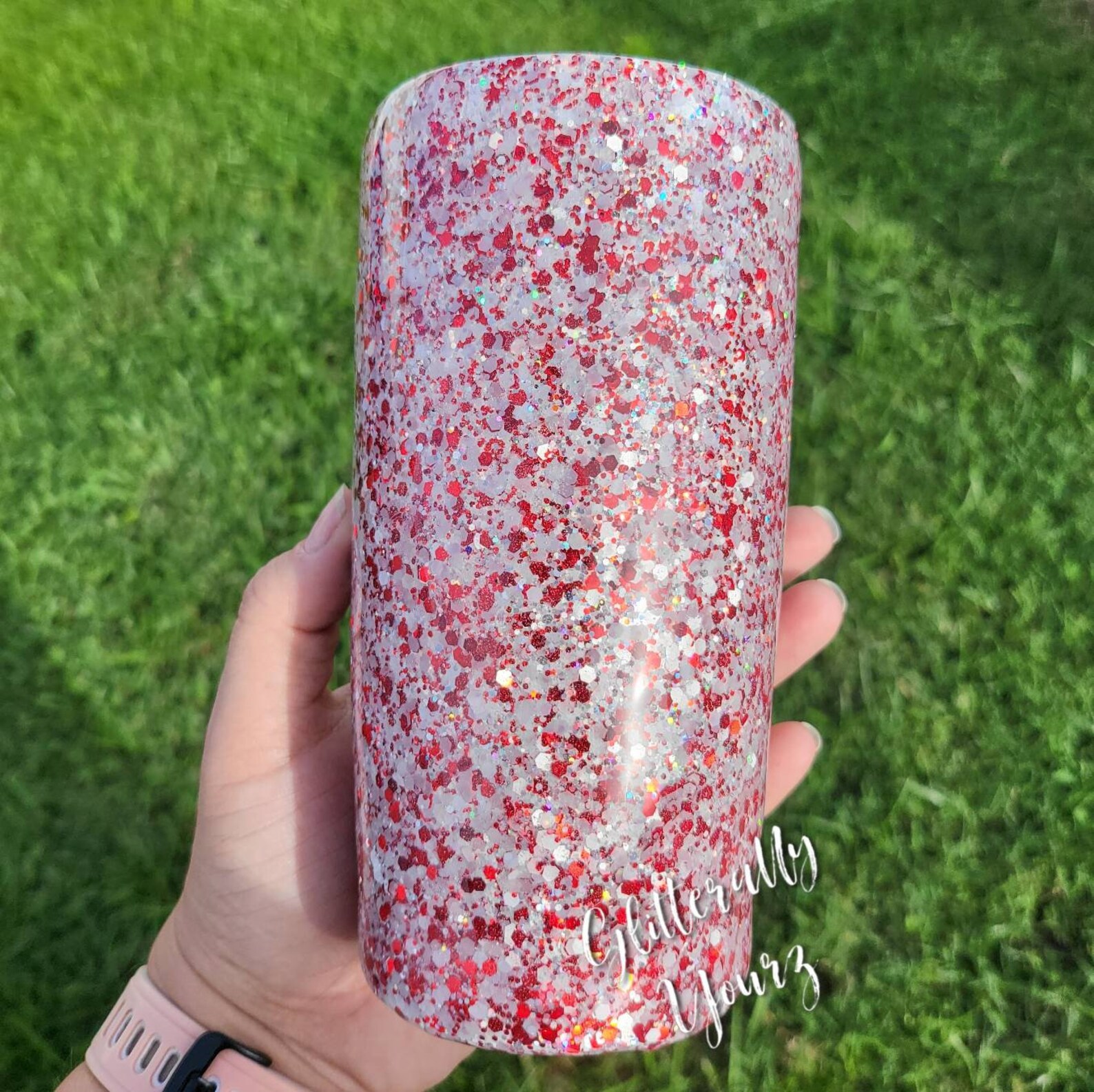 Sweet But Twisted Candy Cane Glitter Christmas Tumbler Etsy