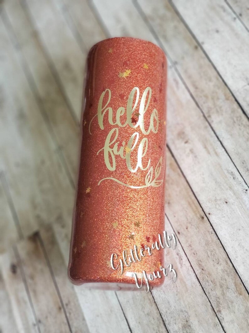 Hello Fall Tumbler Hello Autumn Tumbler Hello Fall Coffee - Etsy