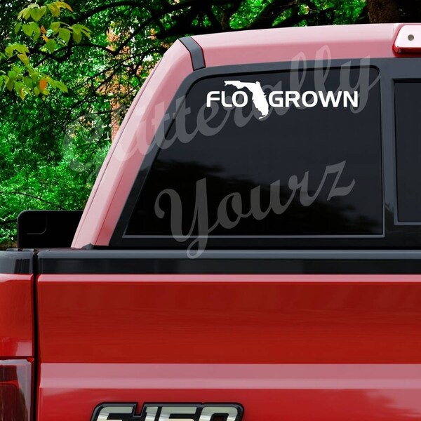 Flo Grown Decal - Etsy
