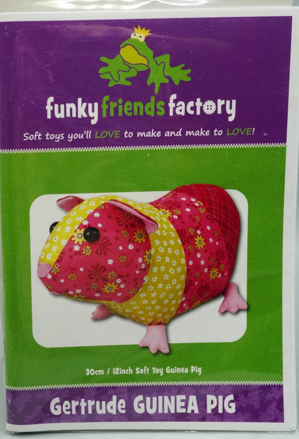 New Quilted Stuffed Animal Toy Patterns by Funky Friends Factory; New ...