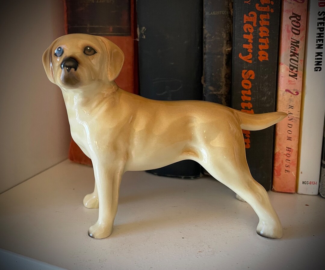 1970s Coopercraft Porcelain Ceramic Golden Retreiver Dog, Previously ...