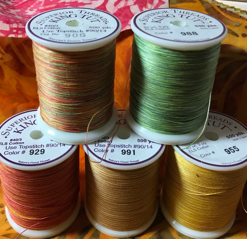 King Tut Thread Assorted Colors 909 927 929 939 955 | Etsy