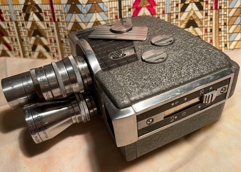 1950s Wollensak 8mm Movie Film Camera Model 53 With Three - Etsy