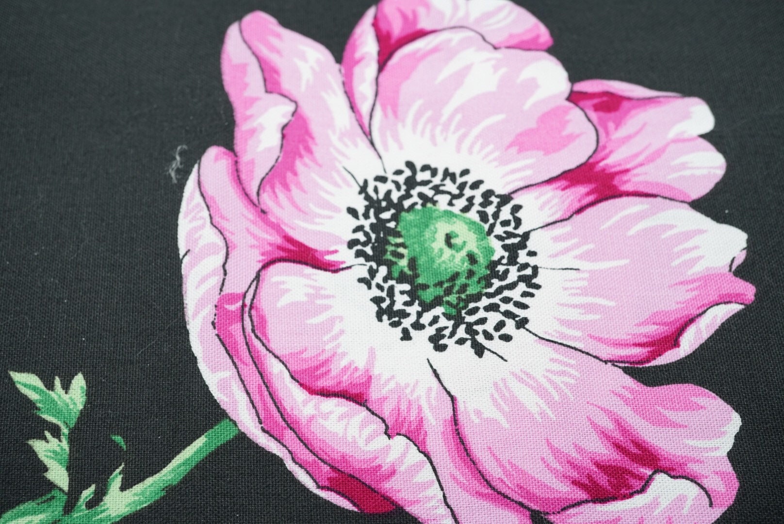 Upholstery Fabric Floral Peony Pattern Colors Medium | Etsy