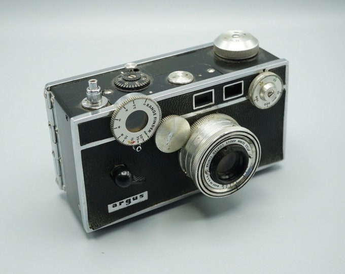 1940s Vintage Argus 3C 35mm Camera With Cintar 50mm F3.5 Lens and ...