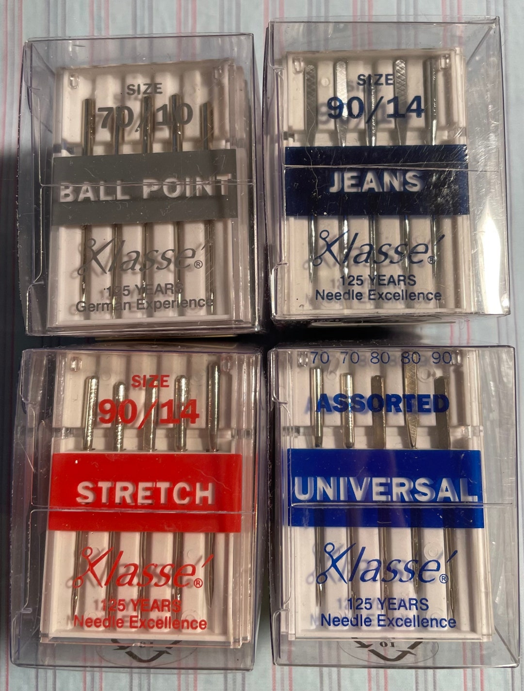 Klasse Assorted Machine Needles, 5-pack, New - Etsy