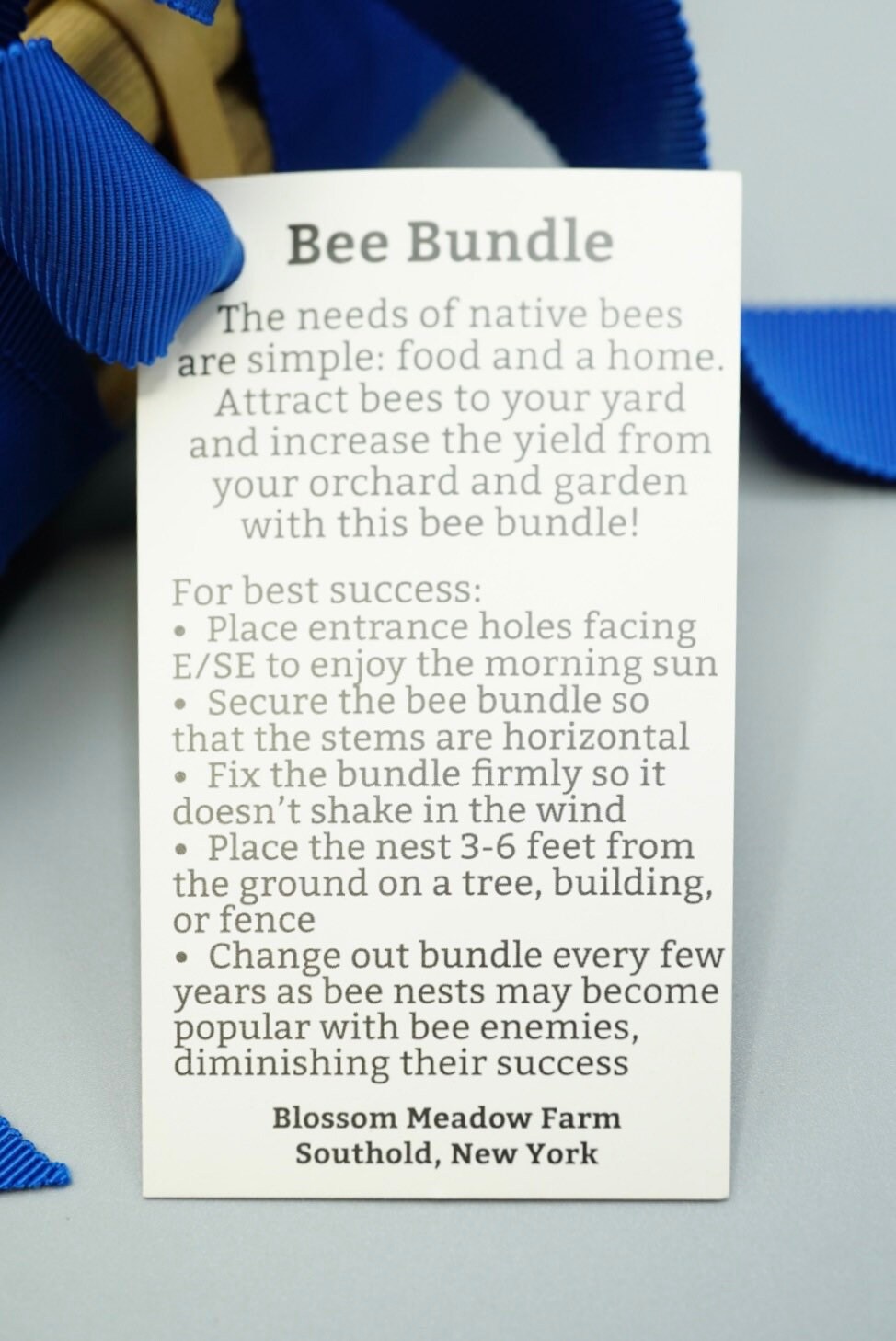 Bee Bundles houses for Mason Bees Made From Natural - Etsy