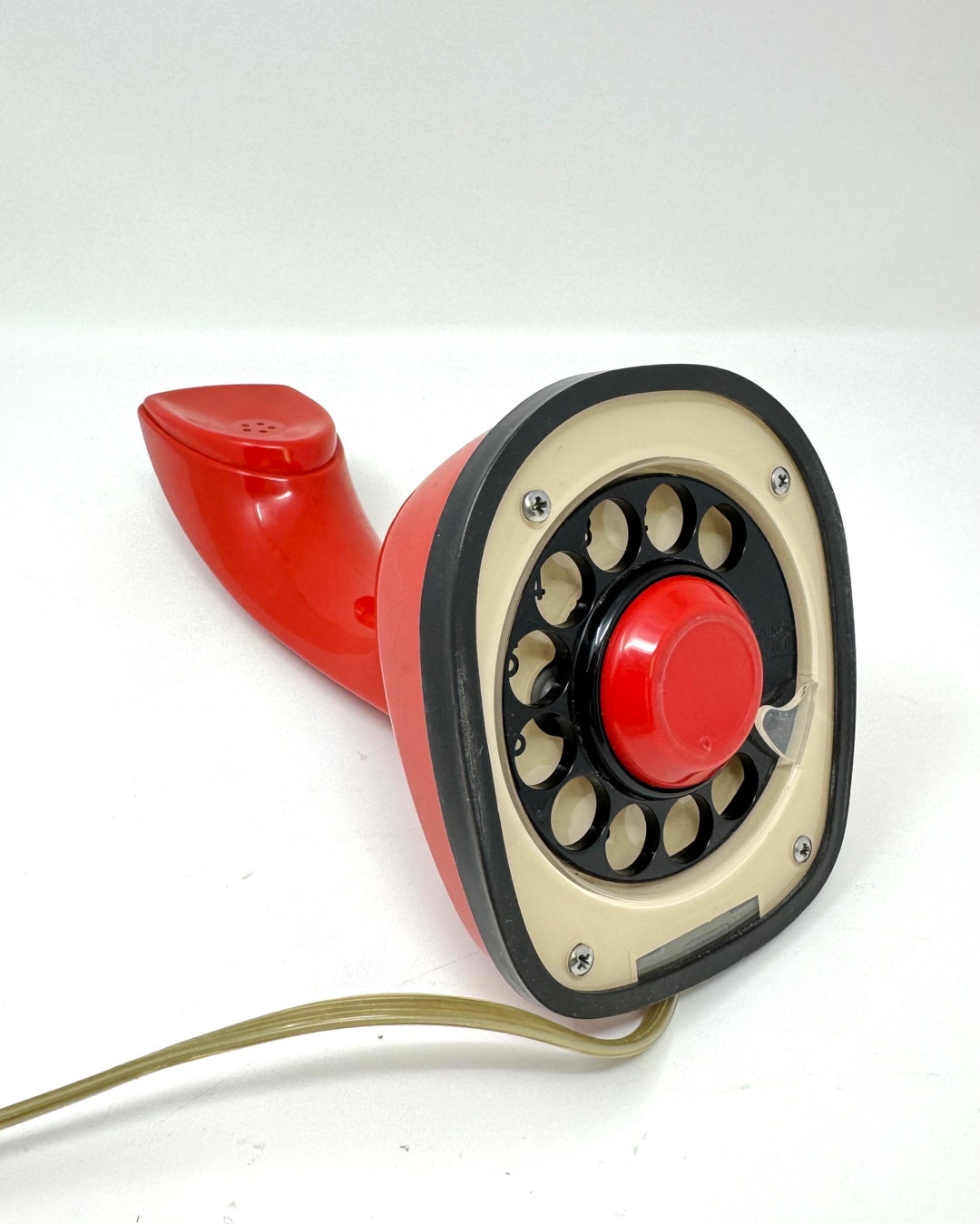 Vintage Red Ericsson Phone | Mid Century Cobra Phone | Rare Red 1960's ...