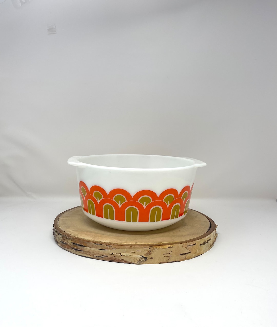 Vintage PYREX Designs Straight Sides Mixing Bowl | Promotional Pyrex ...