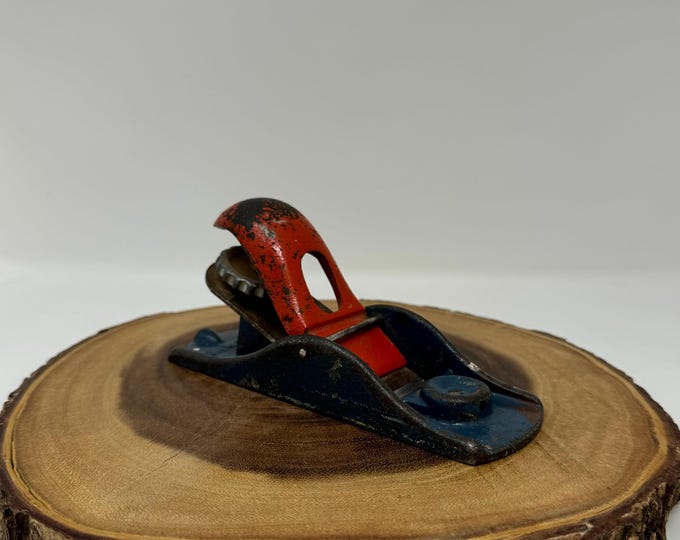 Vintage Red Stanley 6 1/2 Wood Planer Red Handle Wood Planer Vintage ...