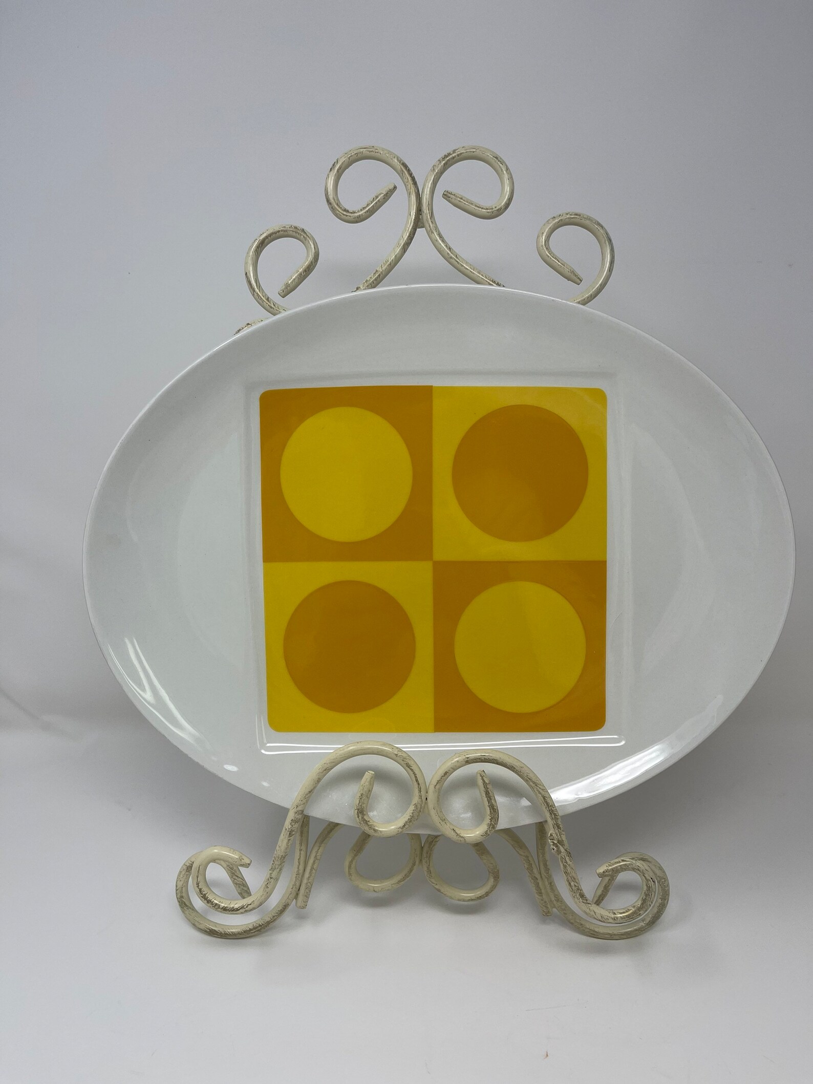 MCM Johnson Brothers Snow White Pattern Oval Platter, Cream & Sugar ...